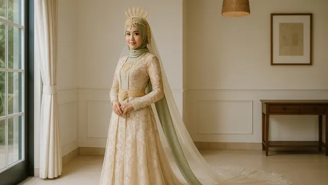 7 Model Gaun Nikah, Punya Luna Maya Jadi Sorotan - Hot Liputan6.com