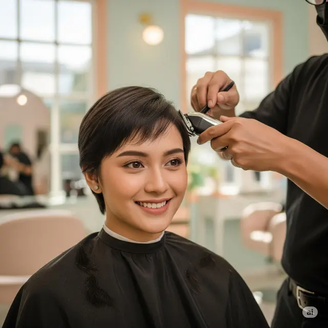 10 Model Rambut Pixie Cut untuk Wajah Oval Indonesia, Tampil Menawan ...