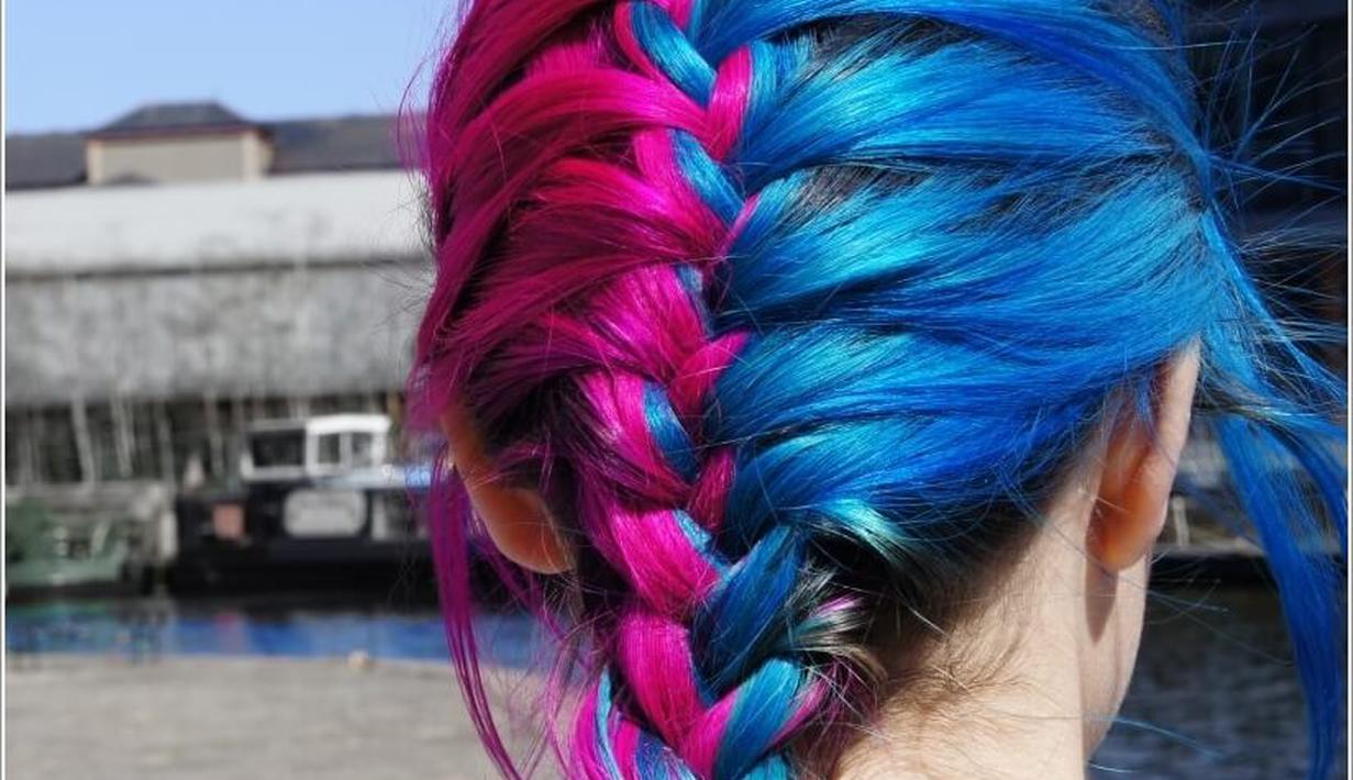 10 Inspirasi Warna Rambut Unik dan Keren, Berani Coba? - Photo Fimela.com