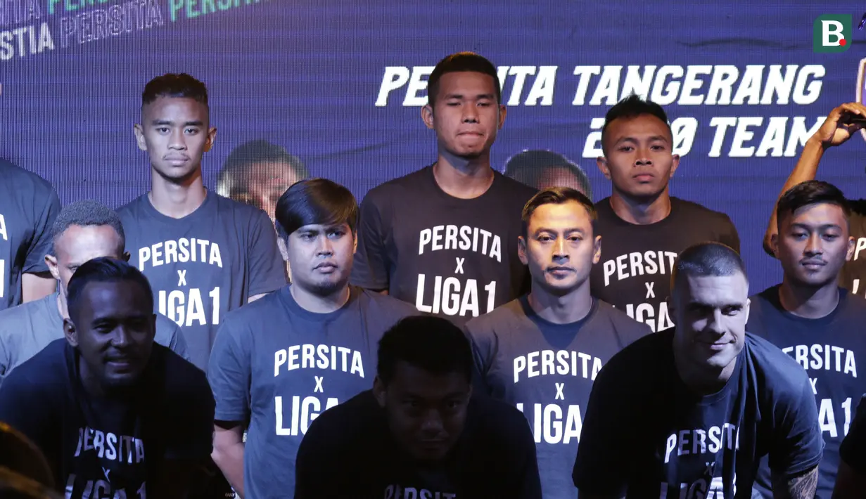 FOTO: Jelang Shopee Liga 2020, Persita Tangerang Perkenalkan Tim ...