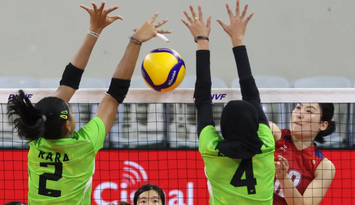 Foto: Misi Balas Dendam atas Hong Kong Tuntas, Timnas Voli Putri ...