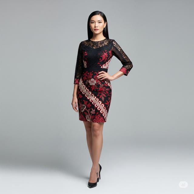 9 Model Gaun Batik Pesta Mewah untuk Acara Spesial, Cocok untuk Semua Usia - Hot Liputan6.com