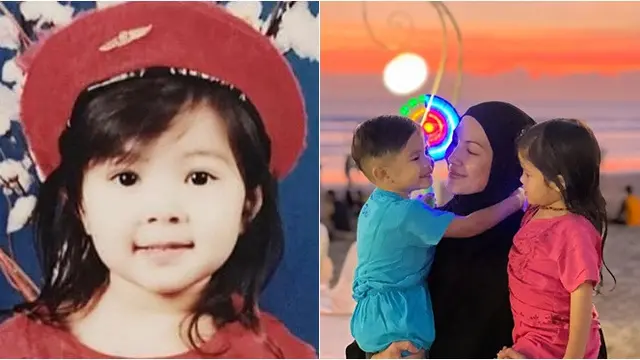 Potret Masa Kecil 6 Artis yang Kini Jadi Ibu Anak Kembar, Manisnya Enggak Luntur - Hot Liputan6.com