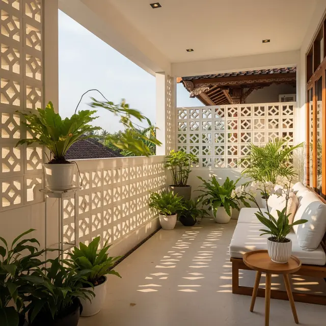 9 Desain Teras Roster Ukuran Kecil Konsep Ventilasi Terbuka, Sejuk di ...