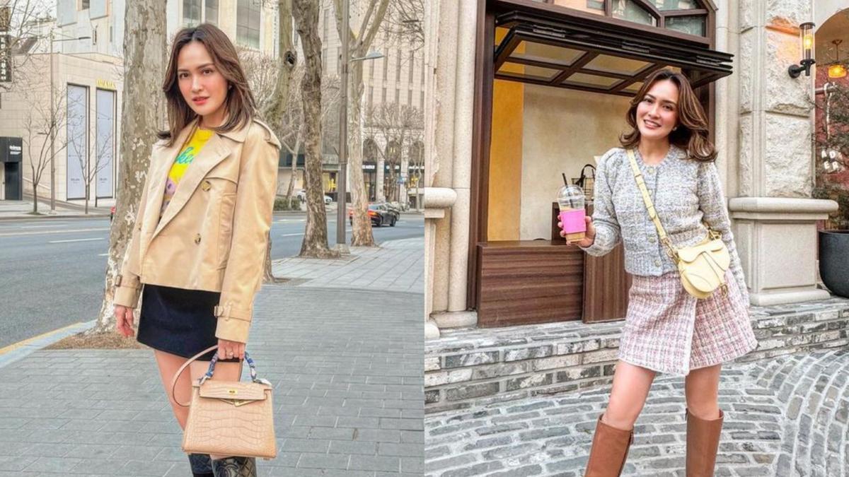 8 Gaya Girly Shandy Aulia Liburan di Korea Selatan, Tampil Bak Eonnie ...