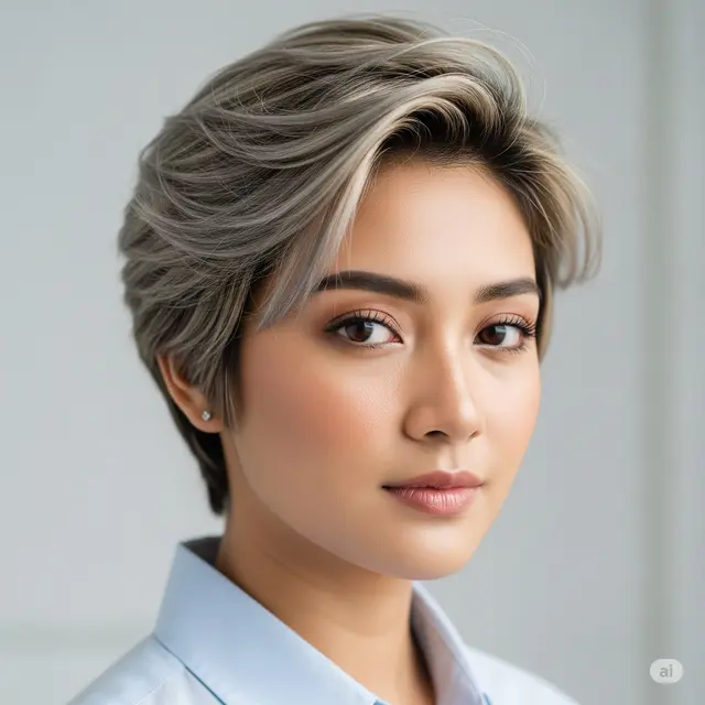 10 Model Rambut Pixie Cut untuk Wajah Oval Indonesia, Tampil Menawan ...