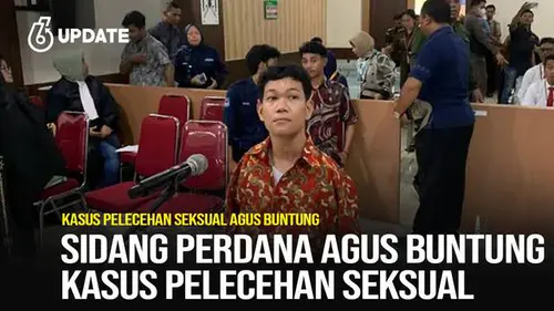 Sidang Perdana Agus Buntung Kasus Pelecehan Seksual | Enamplus