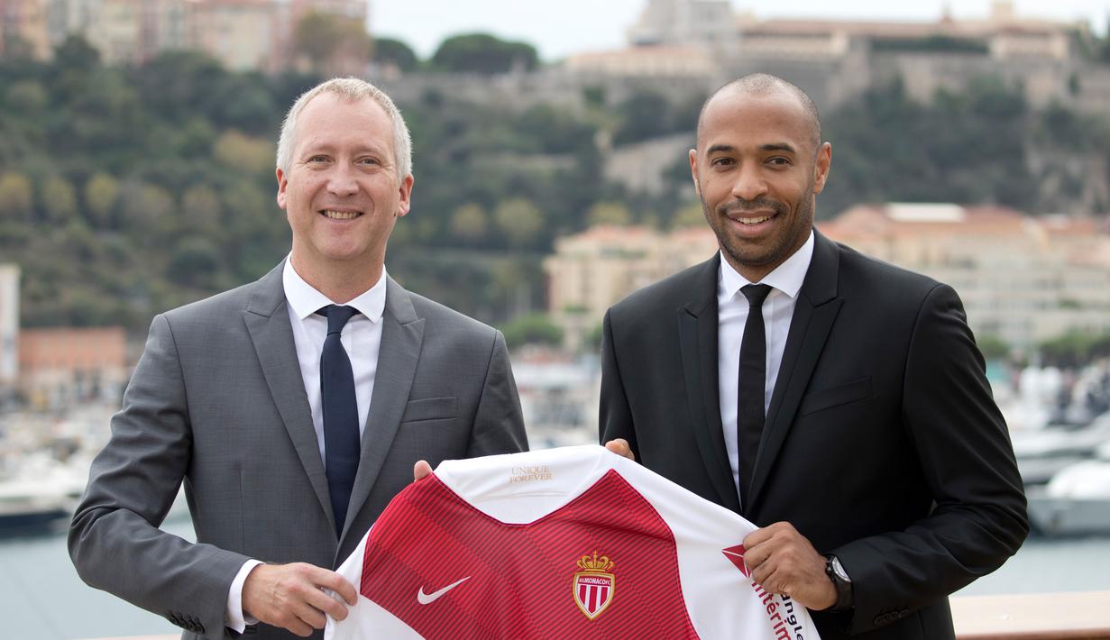 FOTO: Jadi Pelatih AS Monaco, Thierry Henry Senyum Semringah - Foto ...