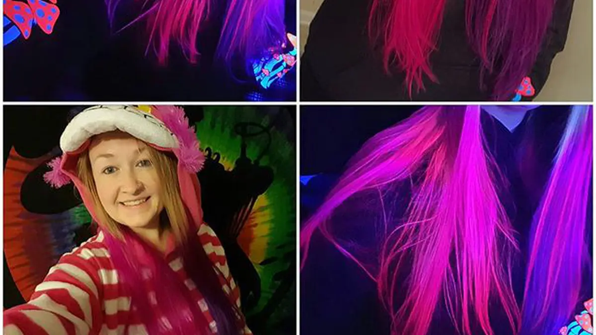 Tak Kalah Seru Dengan Rambut Pelangi, Rambut-Rambut Glow In The Dark ...