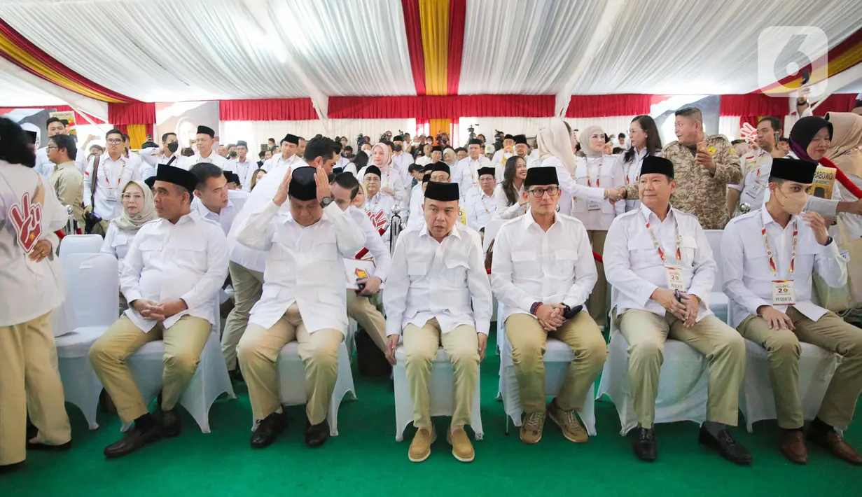Prabowo dan Sandiaga Uno Hadiri Perayaan HUT ke-15 Partai Gerindra - Foto Liputan6.com