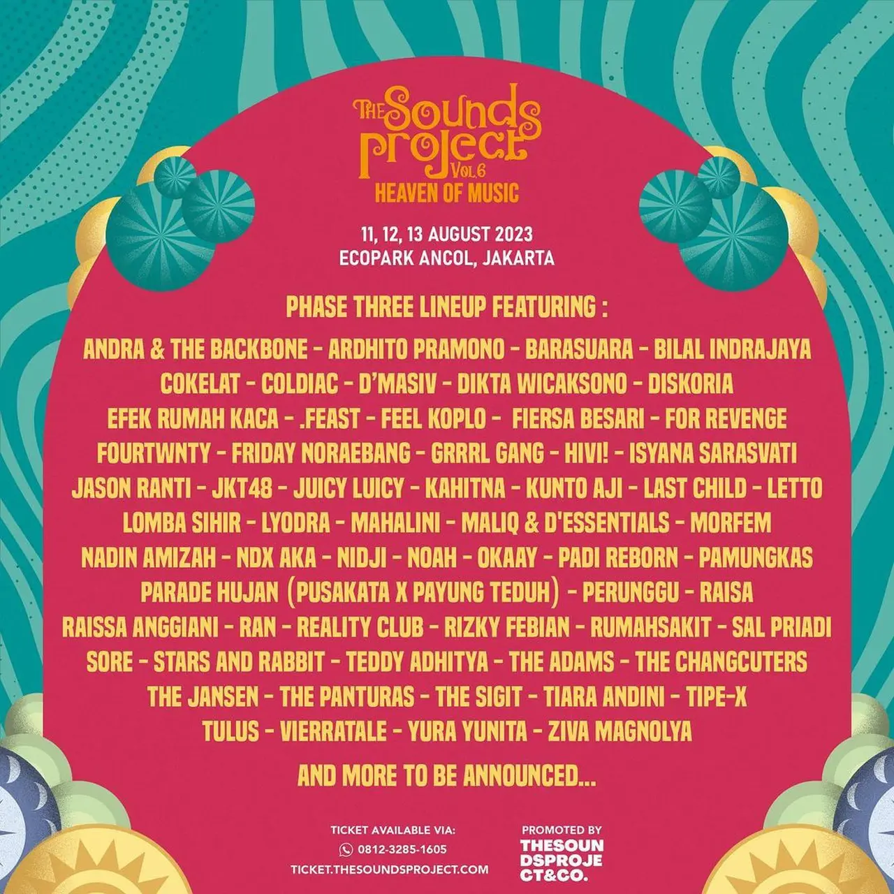 Lyodra hingga NOAH, Intip Jajaran Lineup Menggiurkan The Sounds Project ...