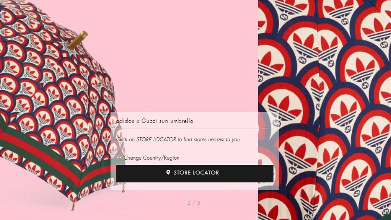 Viral Kolaborasi adidas dan Gucci Rilis Payung yang Tak Anti Air ...