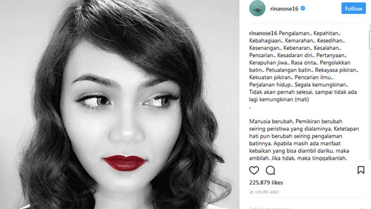 Gosip Terkini: Nafa Urbach, Kahiyang Ayu, Rina Nose - Entertainment Fimela.com