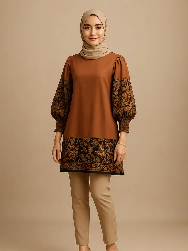 10 Model Batik Tunik Elegan dan Nyaman yang Cocok untuk Berbagai Acara ...