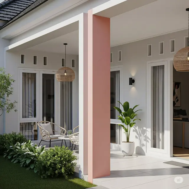 10 Inspirasi Model Tiang Teras Segi Empat Estetik, Bikin Rumah ...