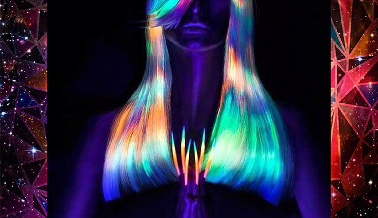 Tak Kalah Seru Dengan Rambut Pelangi, Rambut-Rambut Glow In The Dark ...