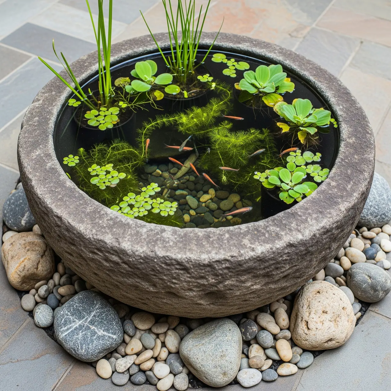 7 Inspirasi Model Kolam Ikan Mini dari Pot Tanaman, Kreatif dan Hemat ...