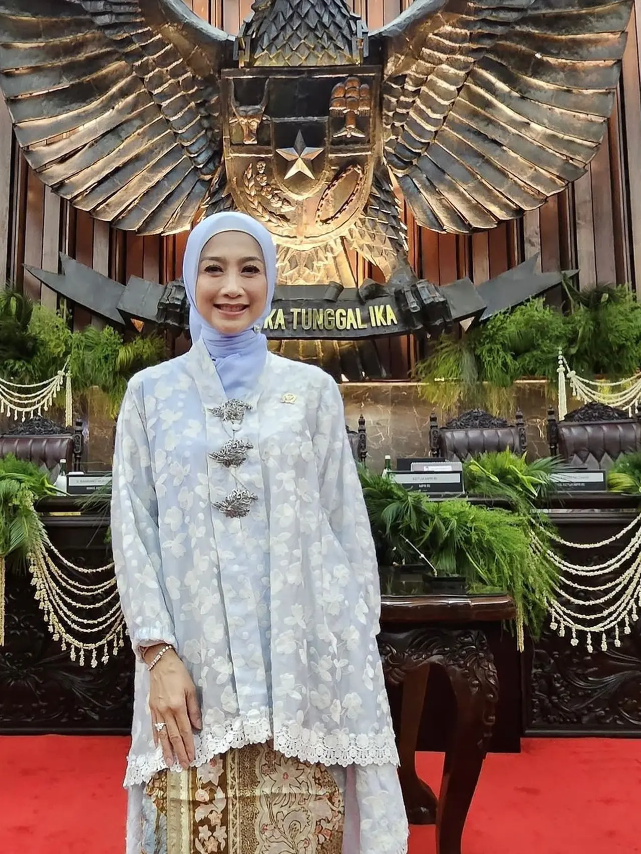 6 Pawai Kebaya Baby Blue di Pelantikan Prabowo-Gibran, dari Titiek ...