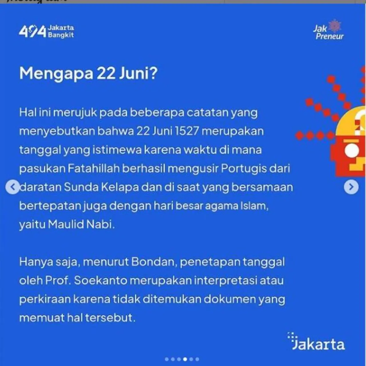 Kenapa 22 Juni Jadi Tanggal Ulang Tahun Jakarta? - Lifestyle Liputan6.com