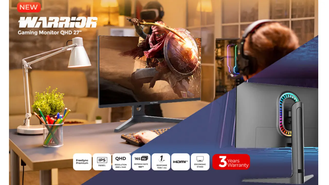 Polytron Luncurkan Gaming Monitor Warrior, Desain Menawan dengan Spek ...