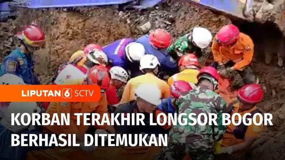 VIDEO: Dua Korban Terakhir Longsor di Bogor Berhasil Dievakuasi Petugas - TV Liputan6.com
