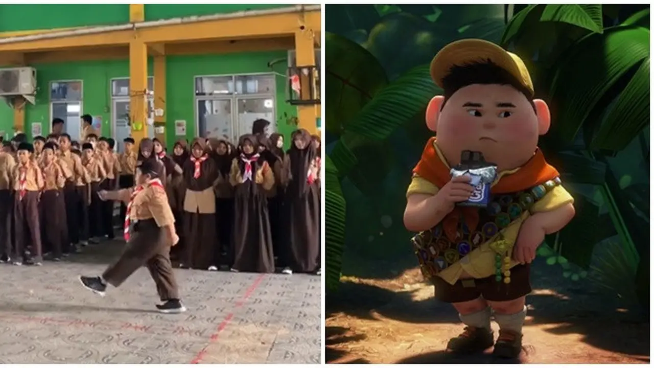 Viral Bocah Jadi Pemimpin Upacara Disebut Mirip Russell di Film Up, Bikin Gemas - Hot Liputan6.com