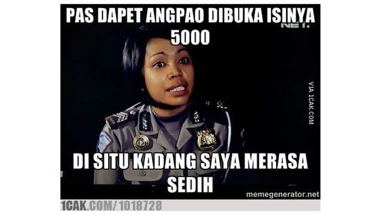 7 Meme Lucu Isi Angpao Ini Sukses Bikin Ketawa - Hot Liputan6.com