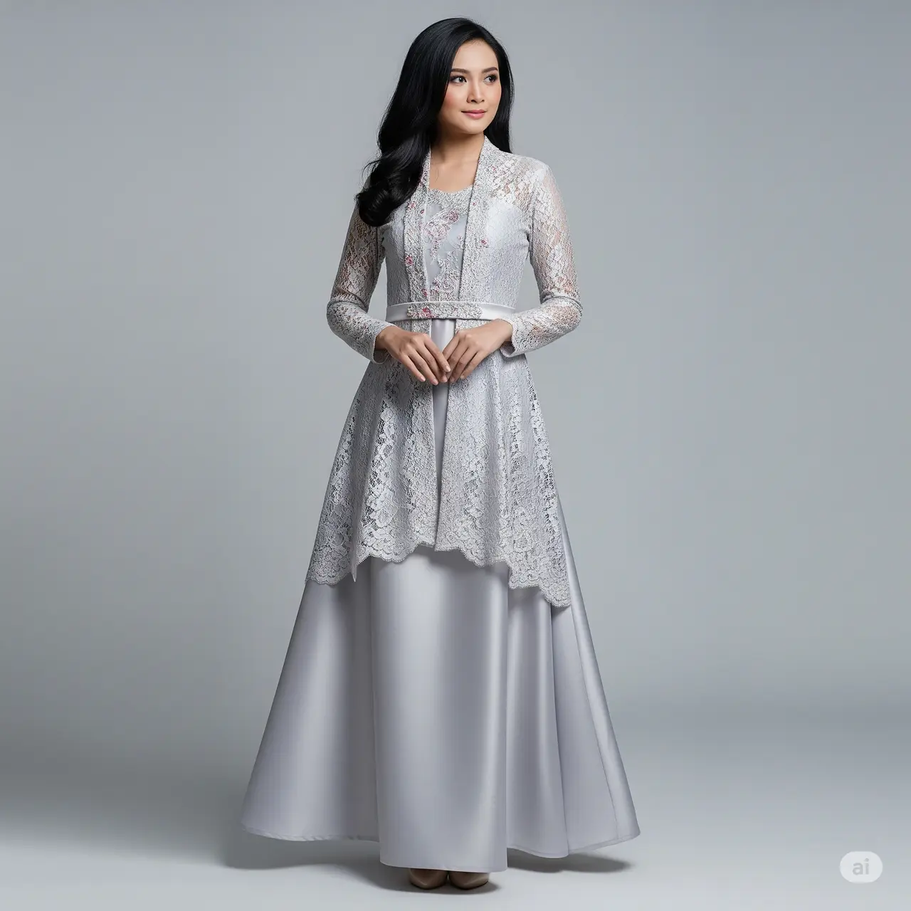 11 Model Baju Satin Kombinasi Brokat Terbaru yang Elegan dan Menawan ...