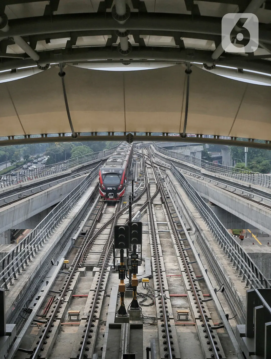 Resmi Dioperasikan Esok, LRT Jabodebek Layani Penumpang di 18 Stasiun - Foto Liputan6.com