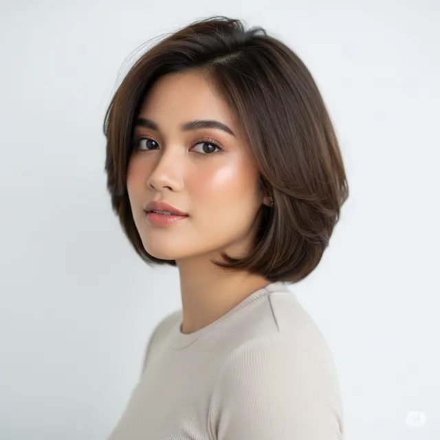 10 Potongan Rambut yang Bikin Wajah Terlihat Tirus untuk Pemilik Wajah ...