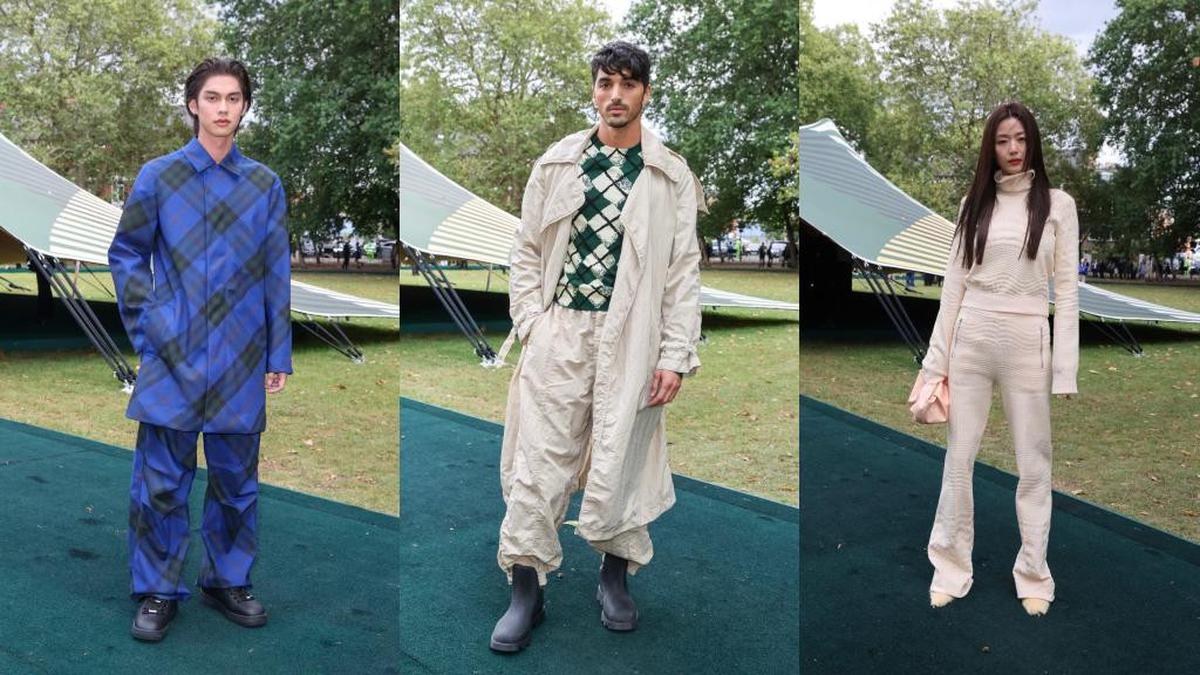 8 Adu Gaya Seleb Hadiri Show Burberry di London Fashion Week, Bright ...
