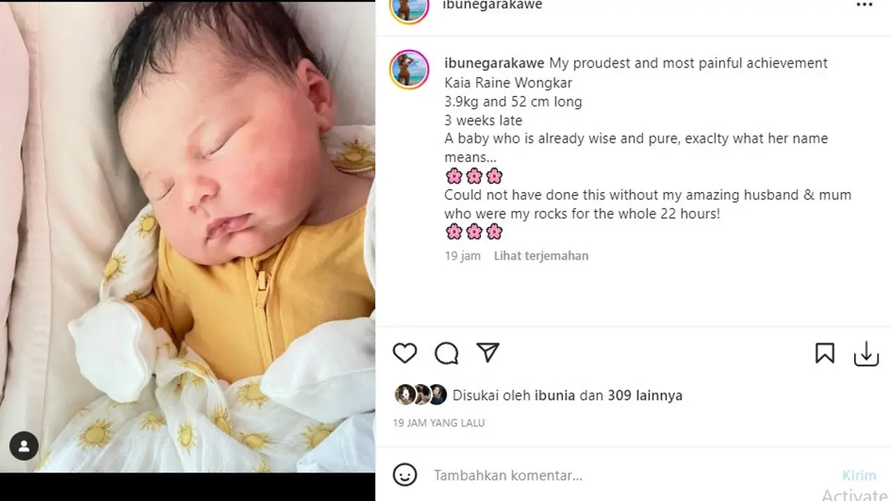 Perjuangan Istri Mayky Wongkar Melahirkan Bayi Secara Normal - ShowBiz Liputan6.com