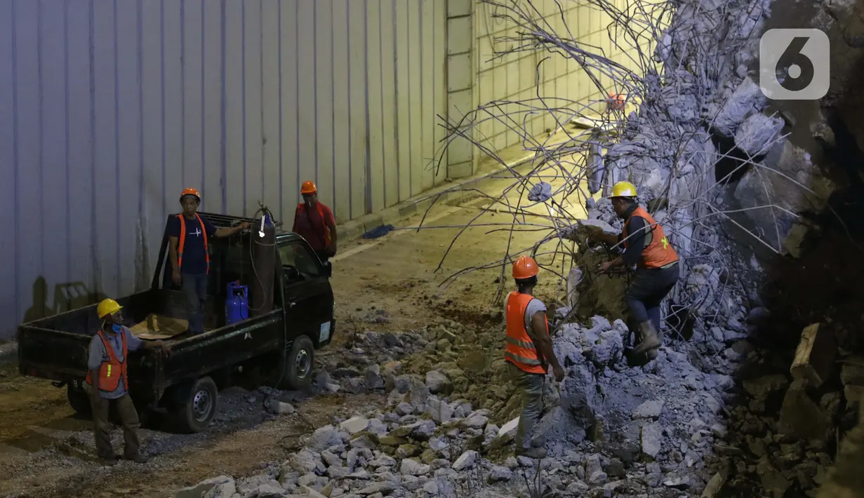 FOTO: Masa PSBB, Pembangunan Underpass Senen Extension Tetap Berjalan ...