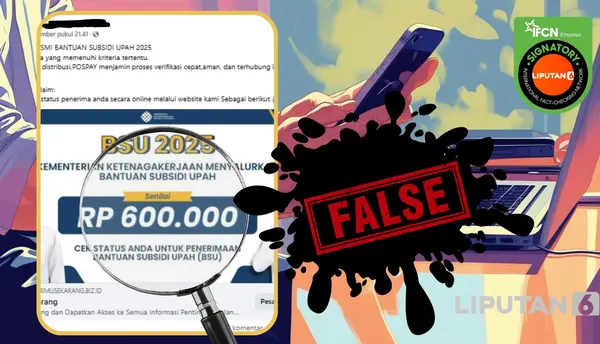 Cek Fakta: Tidak Benar Ini Link Resmi Kemnaker Untuk Cek Status Penerima BSU - Cek Fakta ...