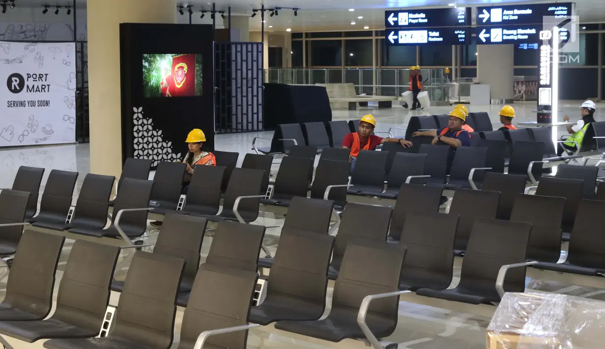 FOTO: Megahnya Ruang Check In dan Tunggu Bandara Internasional ...