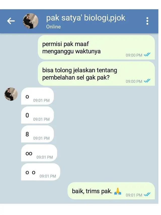 10 Chat Murid dengan Guru Ini Isinya Bikin Geleng Kepala - Hot Liputan6.com