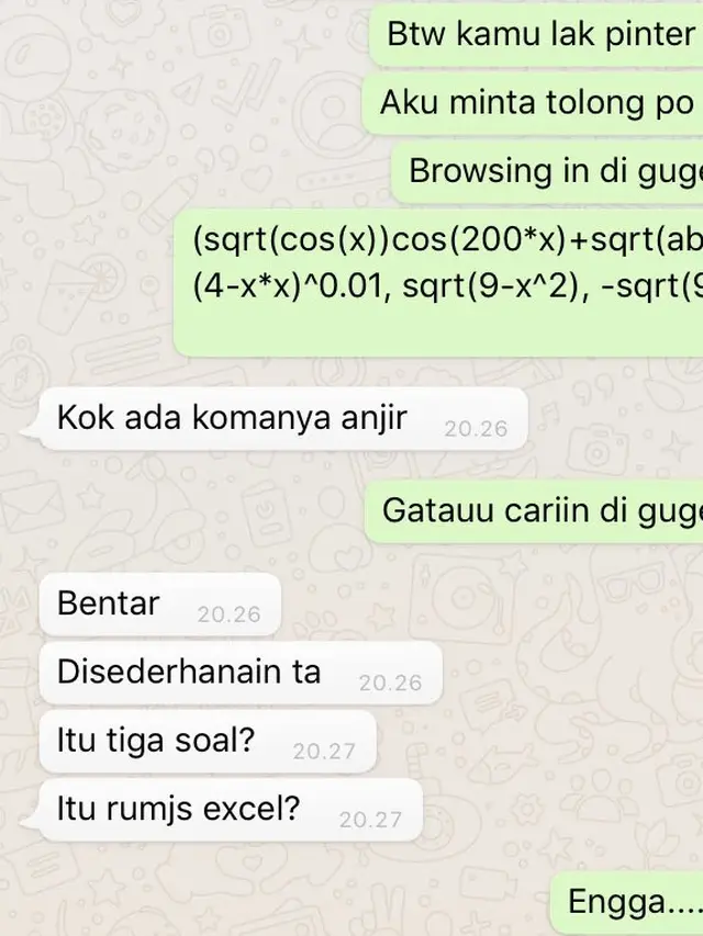 6 Chat Nyatakan Cinta Pakai Rumus Matematika Ini Ujungnya Bikin ...
