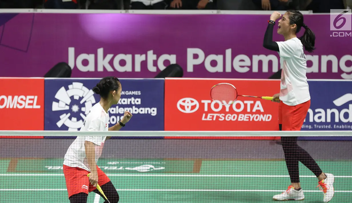 FOTO: Della / Rizky Pastikan Tim Bulu Tangkis Putri Indonesia Melaju ke Semifinal - Foto ...