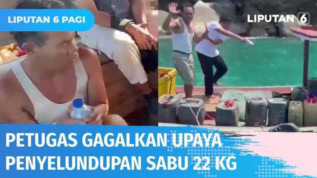 VIDEO: Penyelundupan 22 Kg Sabu dari Malaysia Tujuan Palembang Digagalkan di Batam, 4 Orang ...