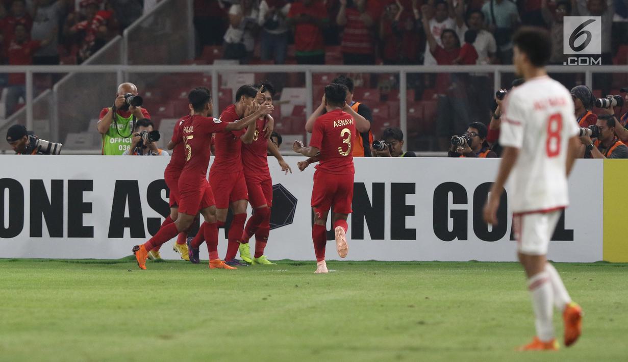 FOTO: Lawan UEA U-19, Indonesia Unggul 1-0 di Babak Pertama - Foto Liputan6.com
