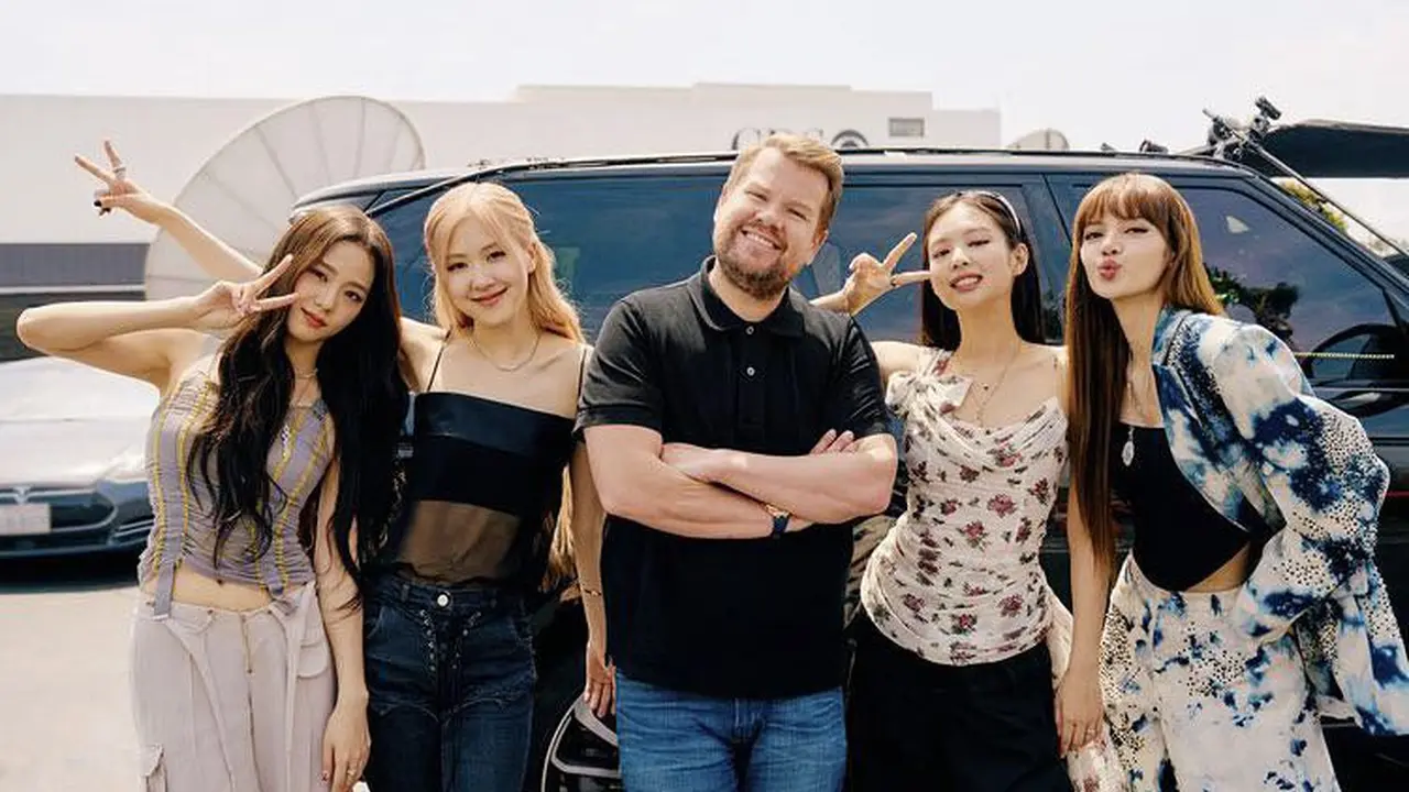 Blackpink Jadi Girl Group K-Pop Pertama yang Tampil di Carpool Karaoke The Late Late Show, Reuni ...