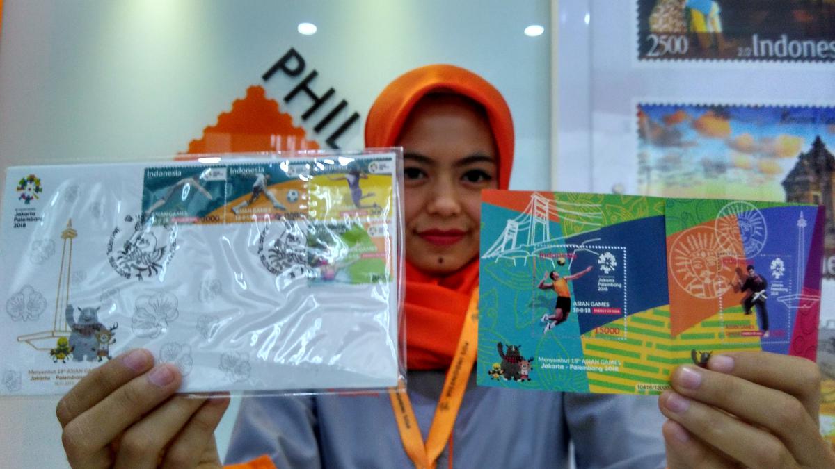 Perangko Edisi Asian Games Laris Manis di Bandung