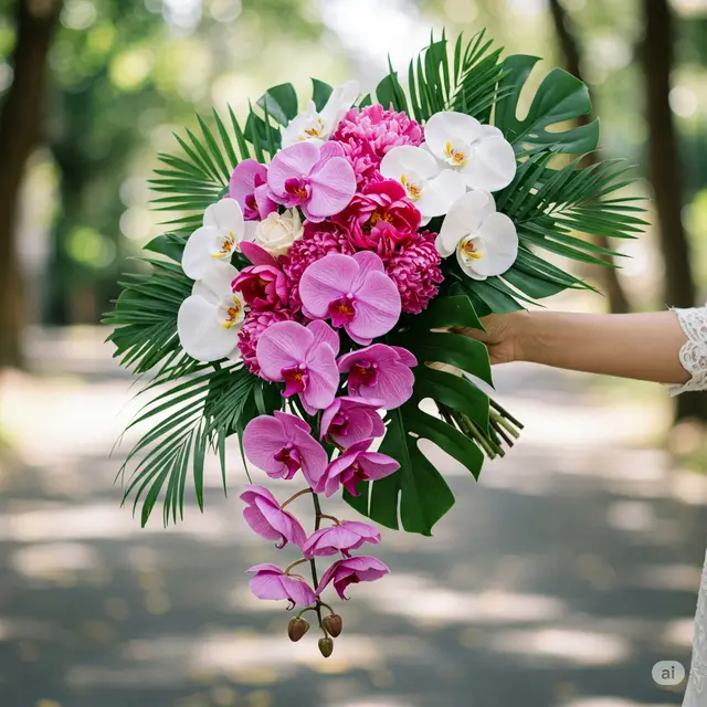 10 Inspirasi Buket Bunga Pengantin Bernuansa Tropis, Segar dan Eksotis ...