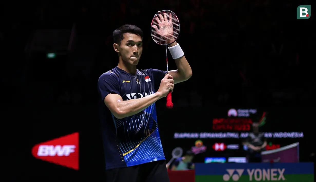 Foto: Chico Tersingkir, Jonatan Christie dan Anthony Ginting Melaju ke 16 Besar Indonesia Open ...