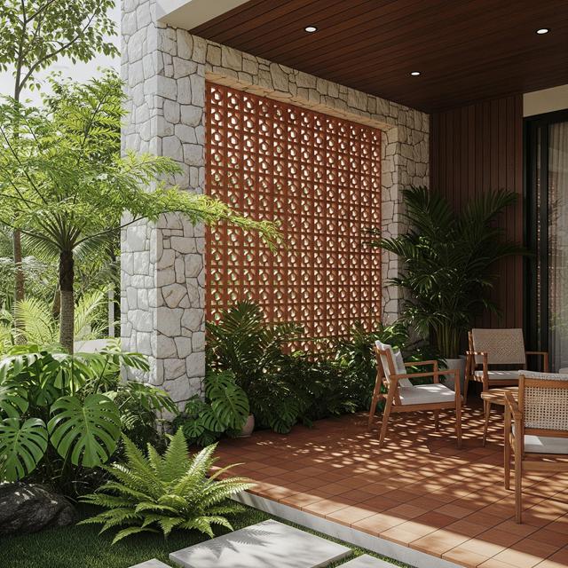 7 Model Roster Teras yang Banyak Dipakai Rumah Modern karena Lebih Sejuk