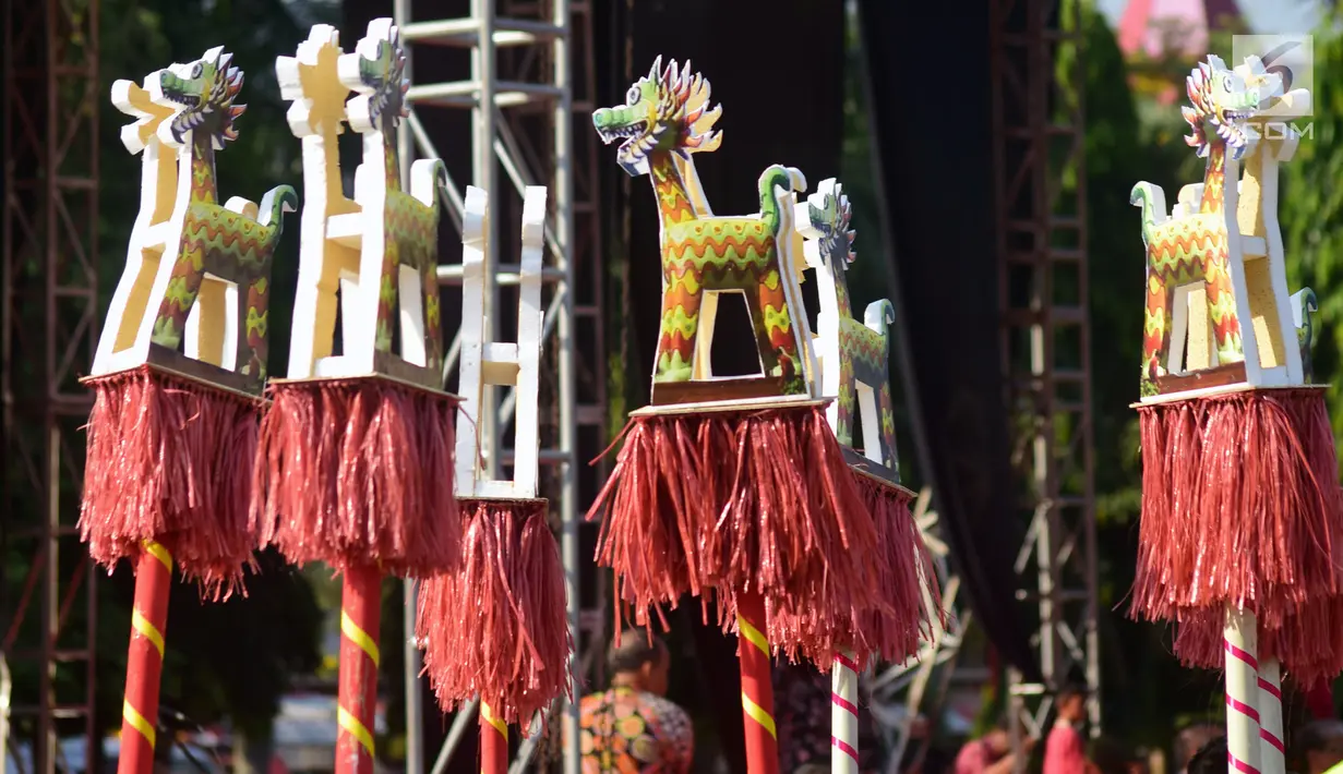 FOTO: Sambut Ramadan, Ribuan Orang Ikuti Karnaval Dugderan di Semarang - Foto Liputan6.com