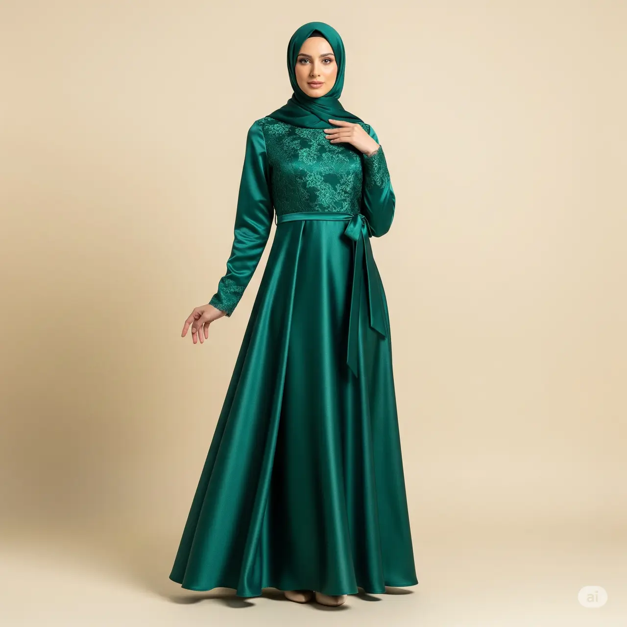12 Contoh Model Baju Brokat Kombinasi Satin Terbaru yang Elegan dan ...