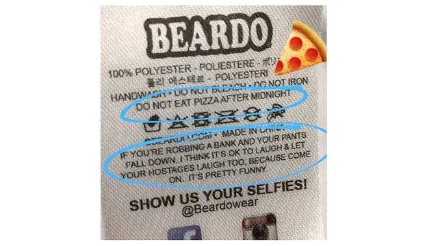 Jarang Dilihat, 6 Tulisan Instruksi Label di Baju Ini Justru Kocak ...