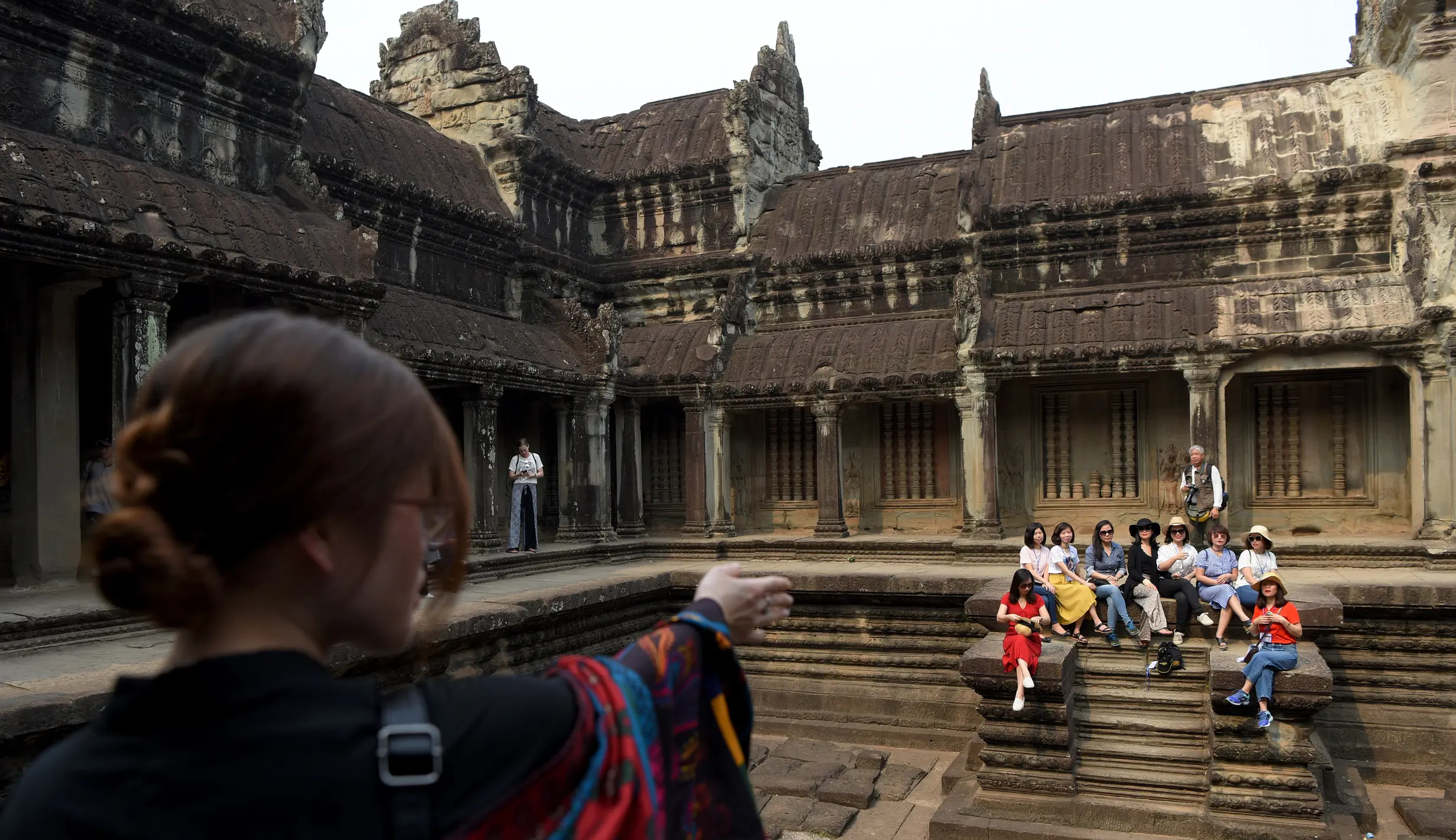 FOTO: Berkeliling Bangunan Angkor Wat, Candi Ikonik di Kamboja - Foto ...