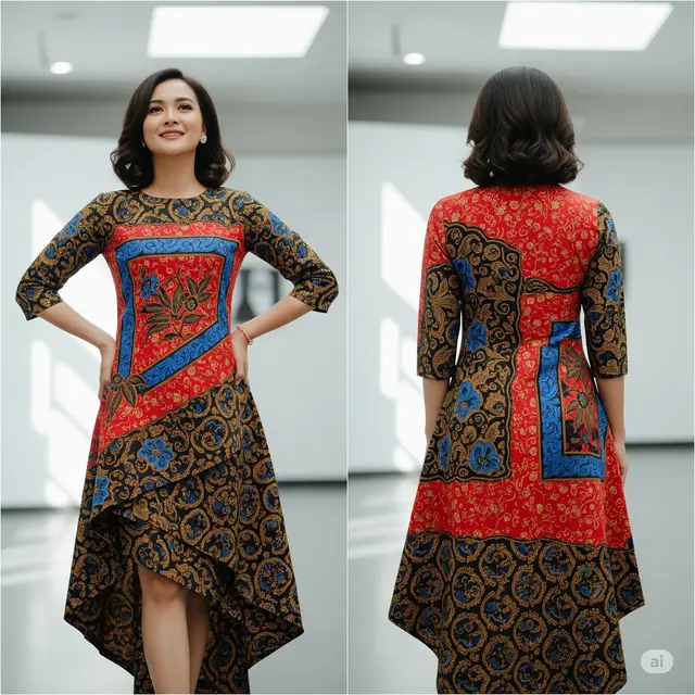 8 Rekomendasi Model Baju Batik 2025 Wanita yang Modern, Padukan Nuansa ...